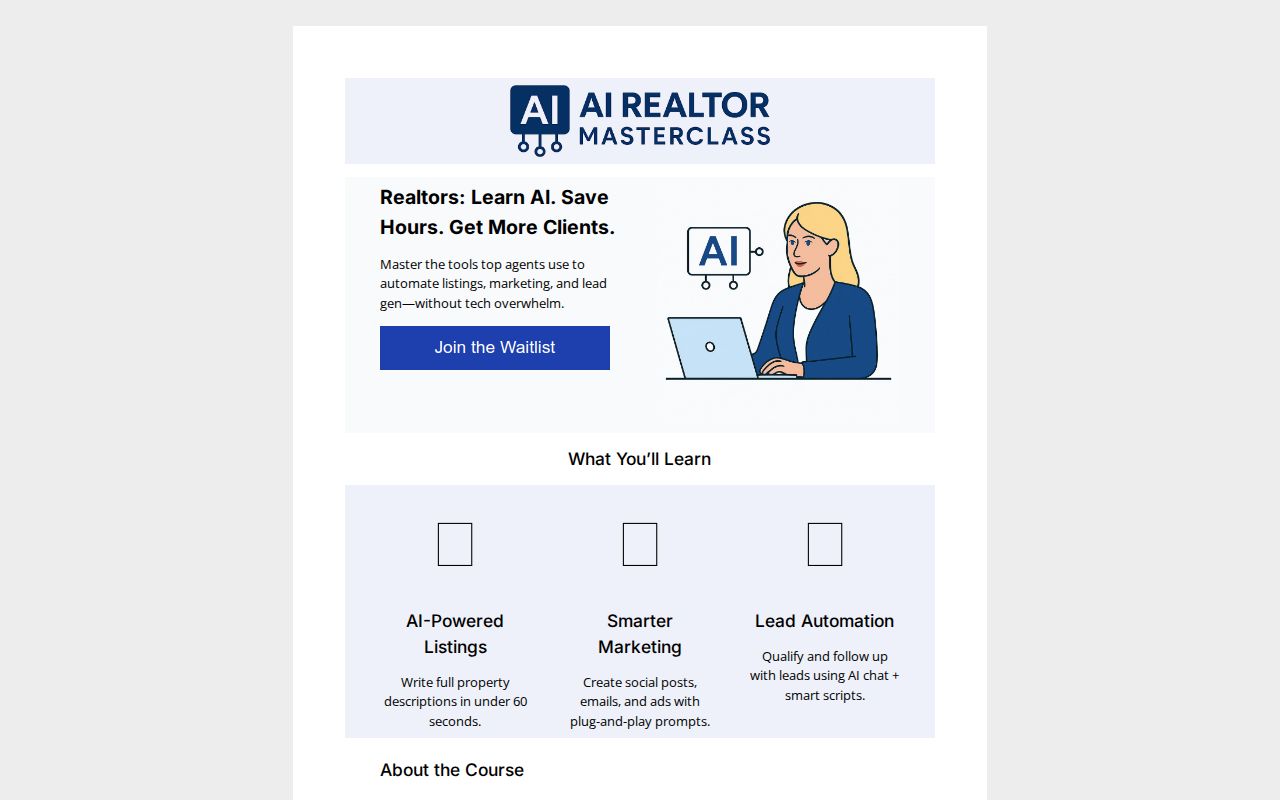 Ai Realtor Masterclass